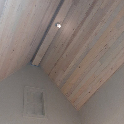 Whitewashed Cypress Ceilings - WEST | WOOD