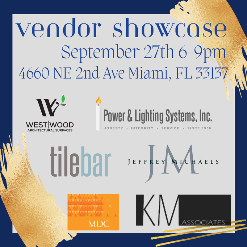 Miami Vendor Showcase Sept 2023 - West | Wood